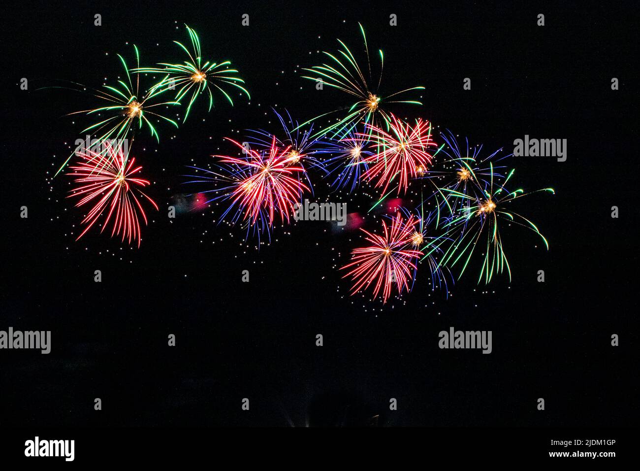 Image from the annual British firework championships held at Plymouth ...