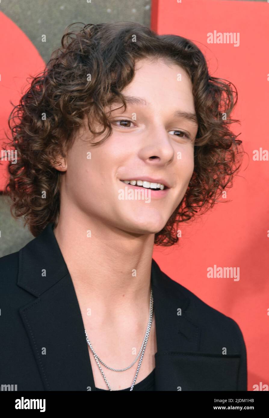 Hollywood, California, USA 21st June 2022 Actor Mason Thames attends ...