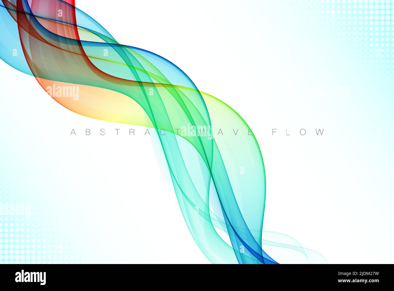 Blue and green wave design element on white background. Transparent ...