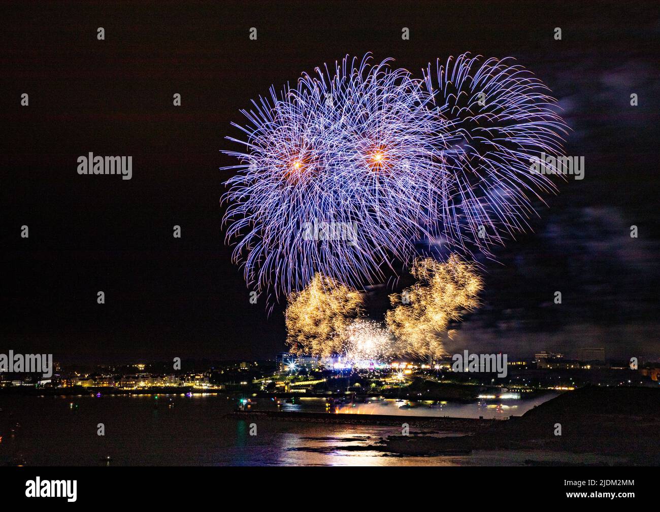 Image from the annual British firework championships held at Plymouth ...