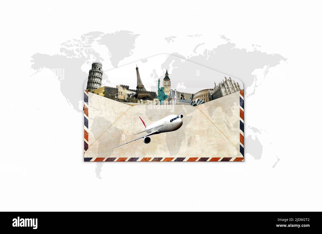Monuments around the world Cut Out Stock Images & Pictures - Alamy