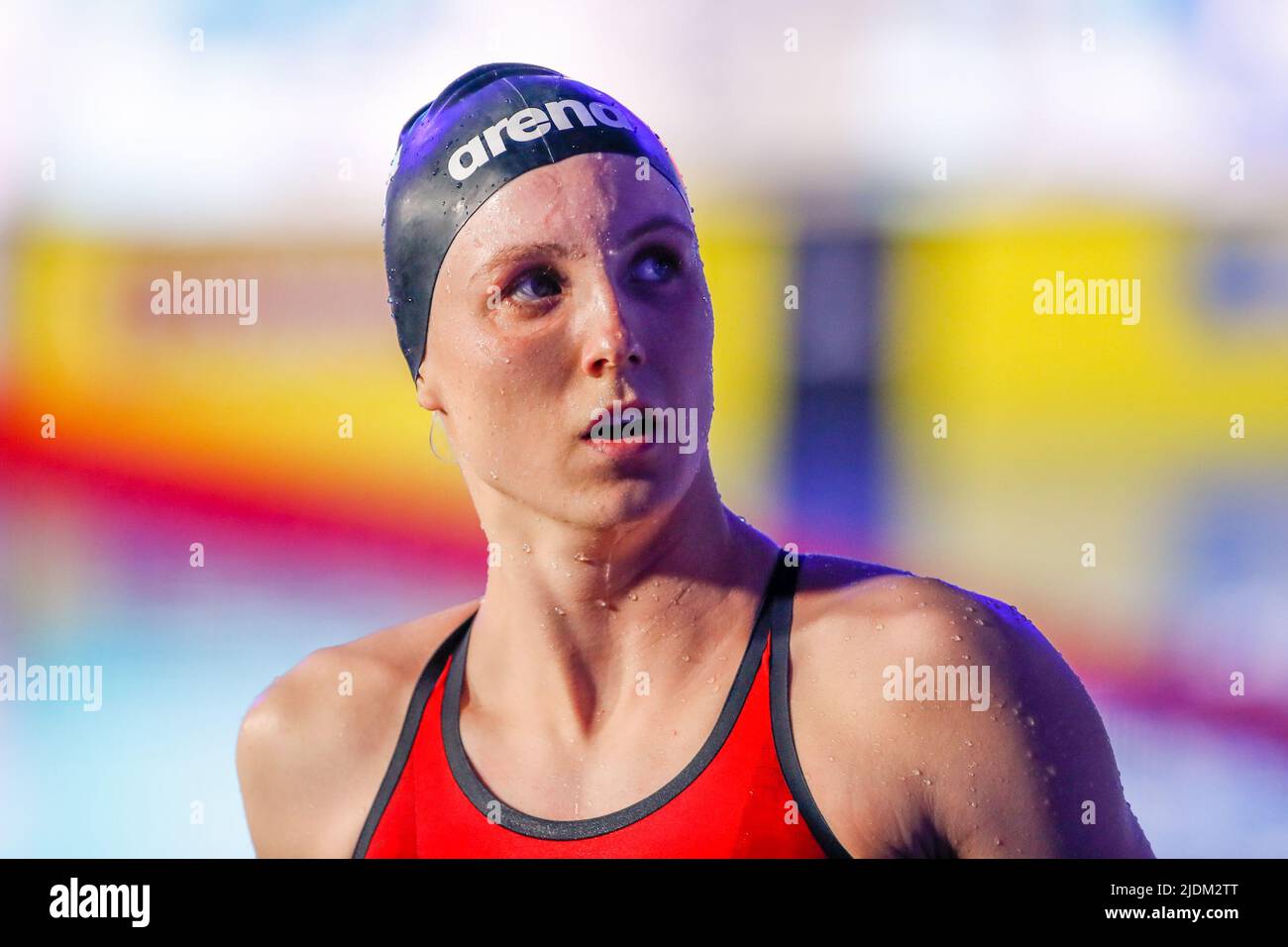 BUDAPEST, HUNGARY - JUNE 21: Isabel Gose of Germany competing at the ...