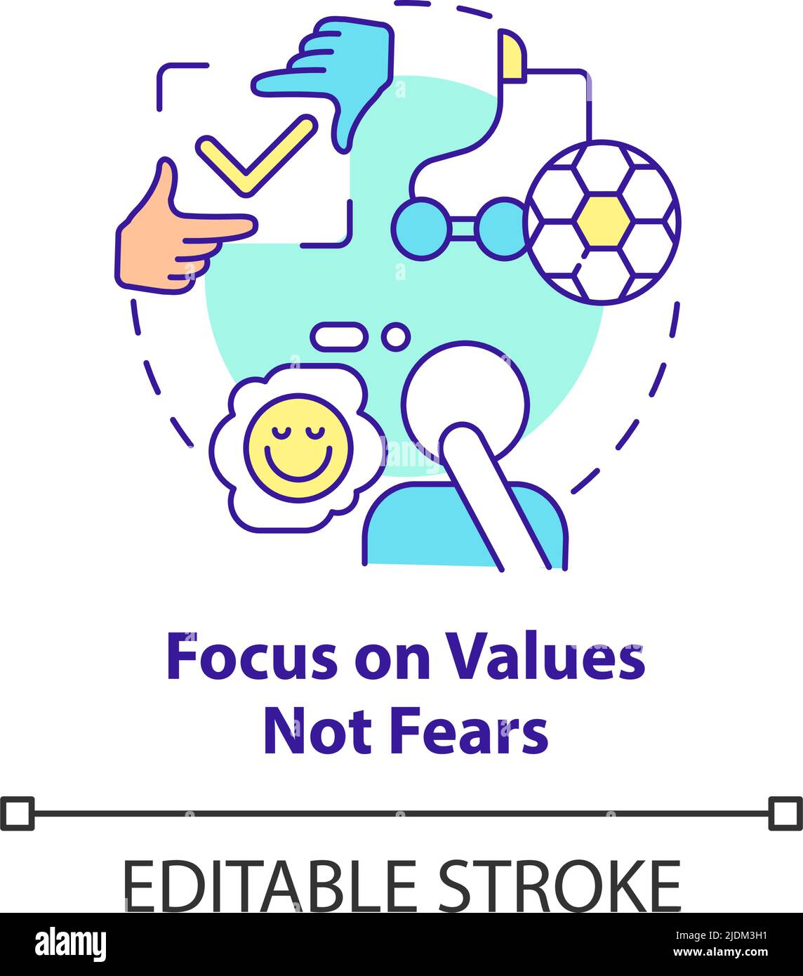 Focus change Stock Vector Images - Alamy