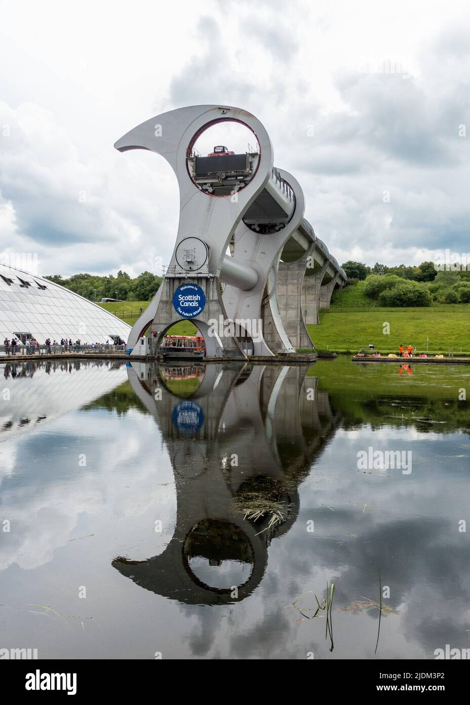 The falkirk wheel reflection hi-res stock photography and images - Alamy