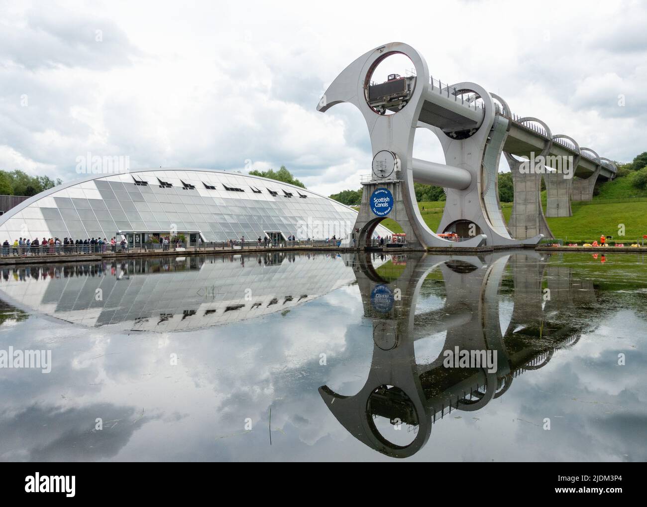 The falkirk wheel reflection hi-res stock photography and images - Alamy