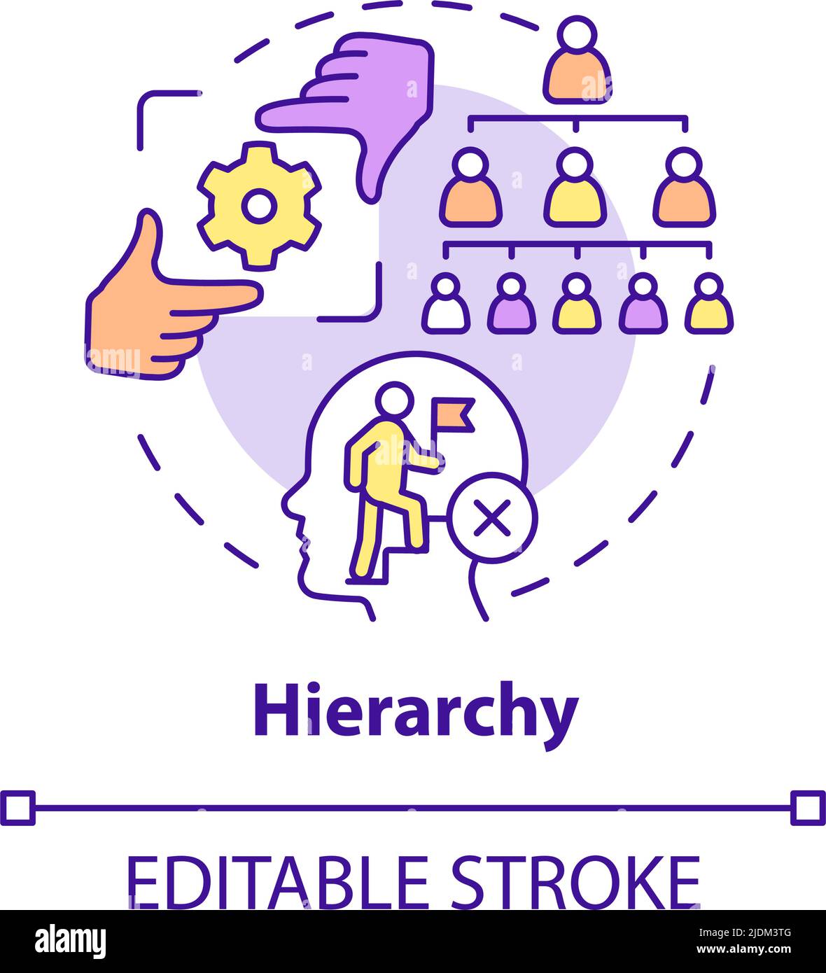 Hierarchy concept icon Stock Vector Image & Art - Alamy