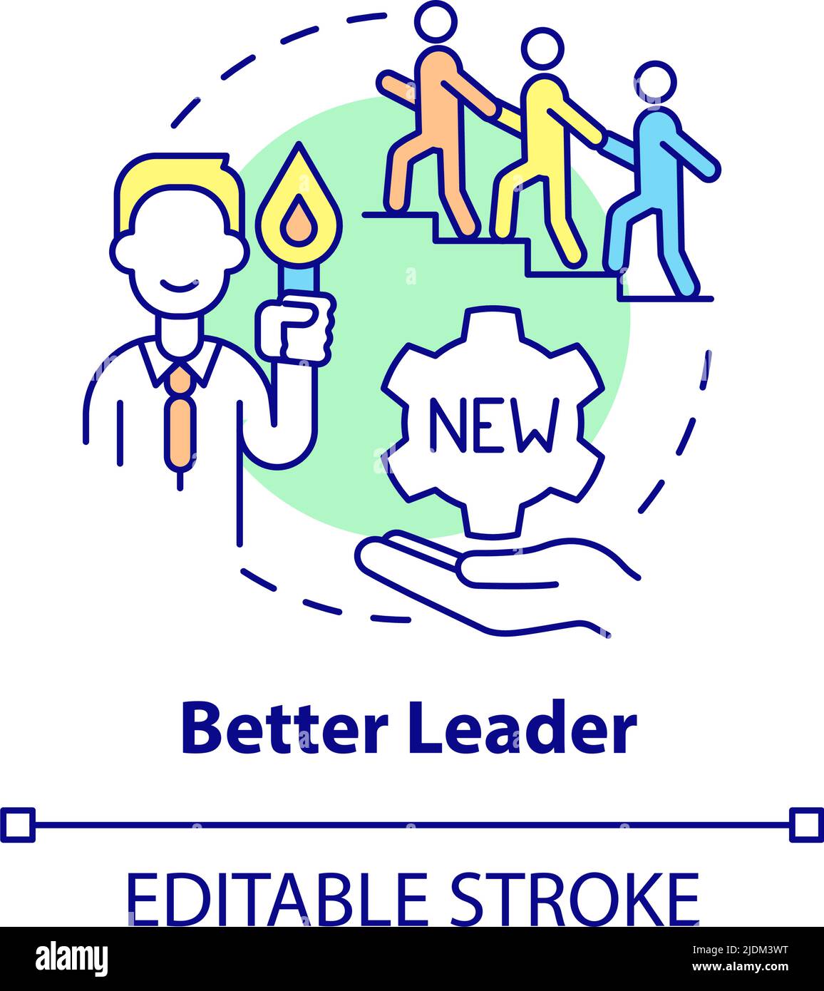 Better leader concept icon Stock Vector Image & Art - Alamy Better leader concept icon Stock Vector Image & Art - Alamy