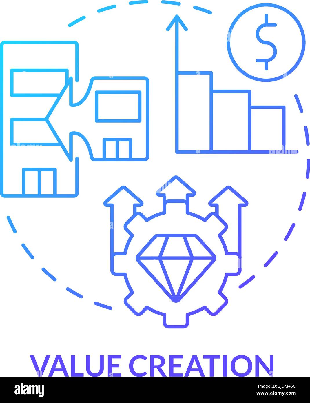 Wealth creation Stock Vector Images - Alamy