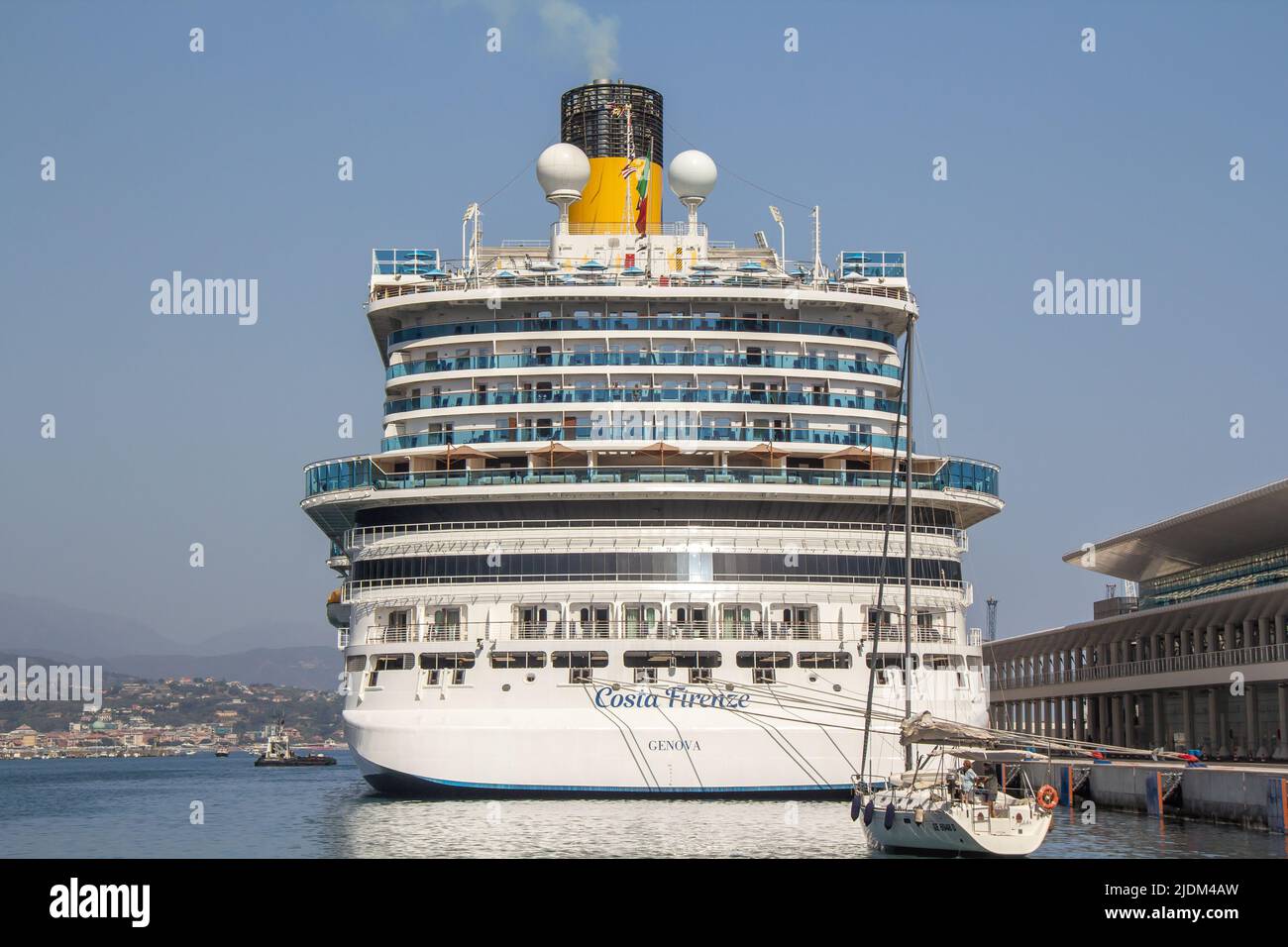 The luxury cruise ship Costa Firenze, Genova docked at Port of Savona ...