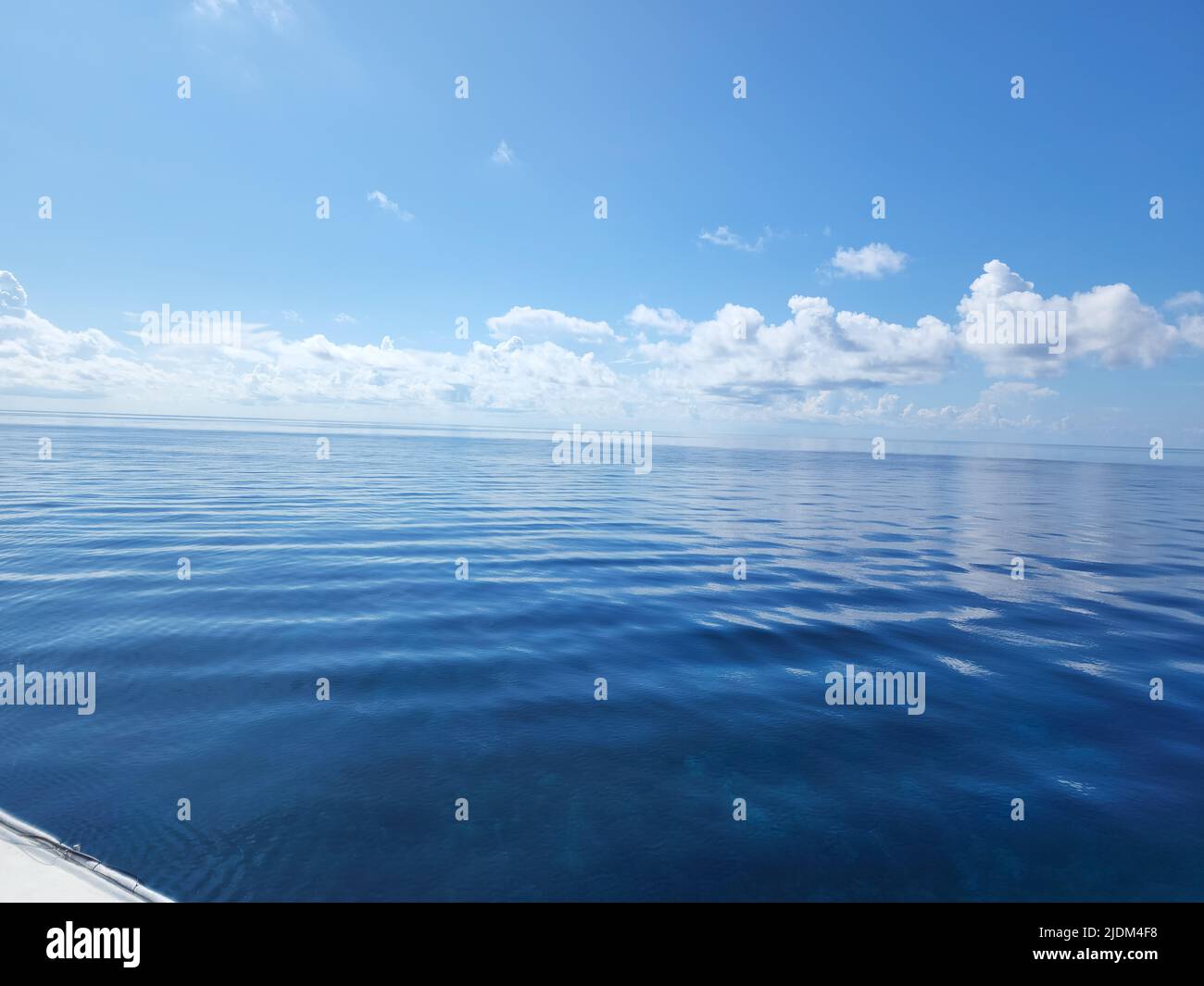 Tropical blue Water or sea views islands at the coral reef in the ...