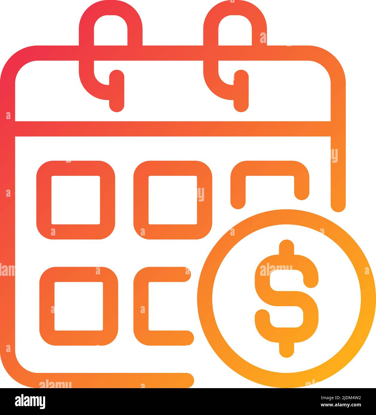 Salary pixel perfect gradient linear vector icon Stock Vector Image ...