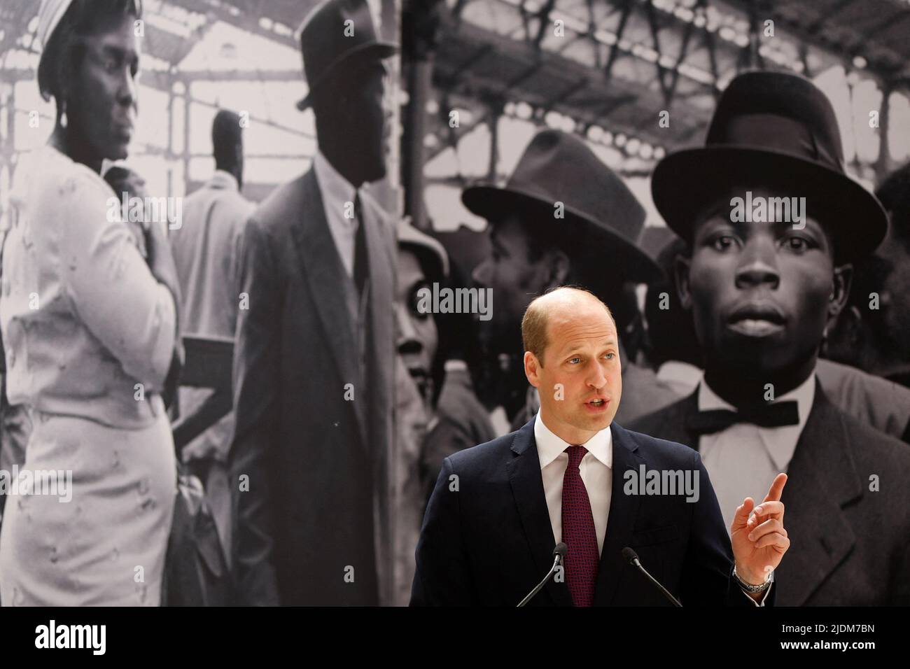 The Duke of Cambridge speaking at the unveiling of the National ...
