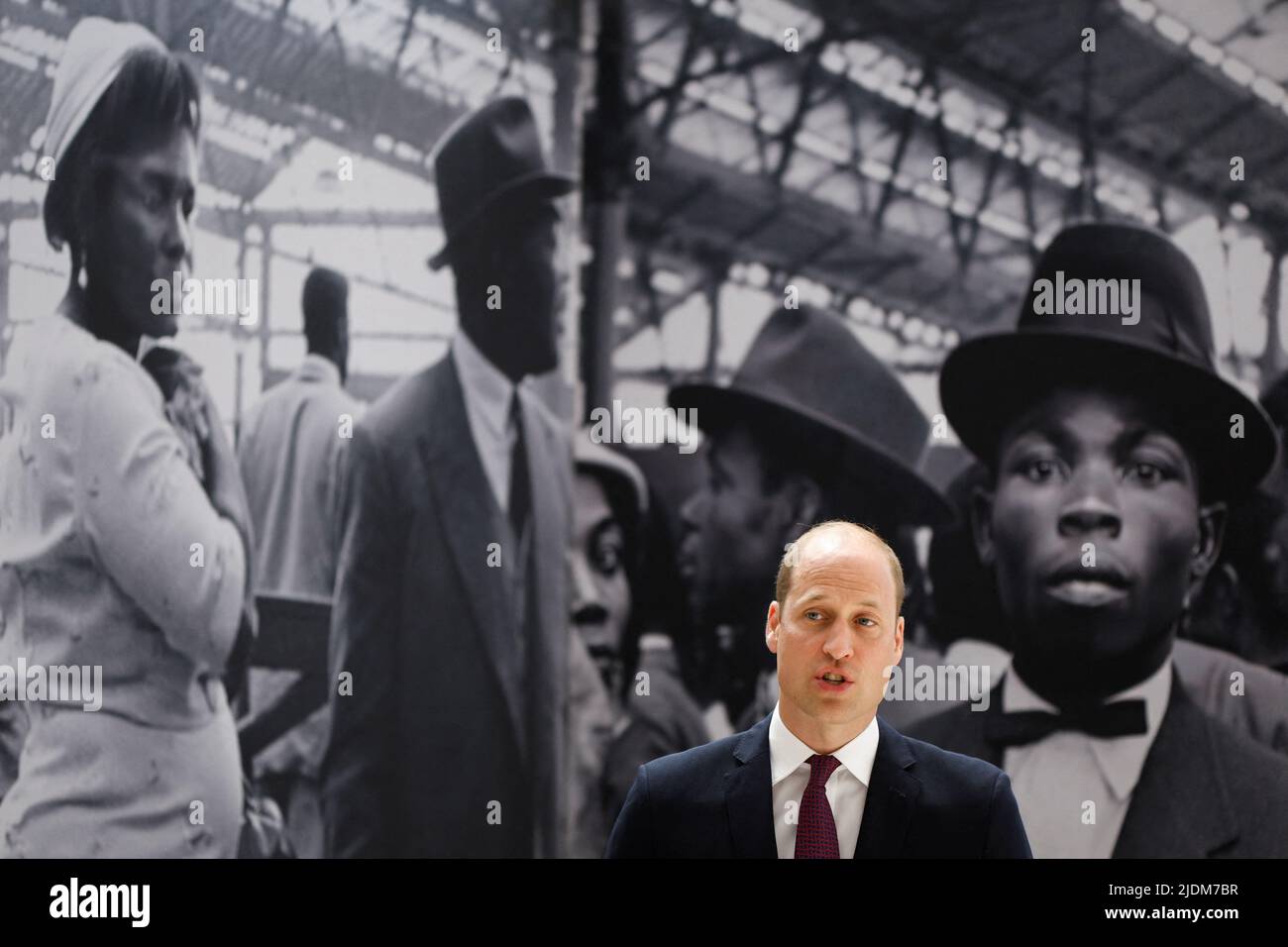 The Duke of Cambridge speaking at the unveiling of the National ...