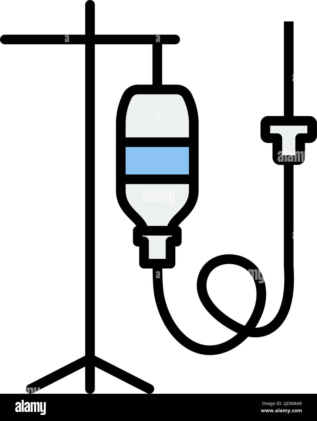 Drop Counter Icon. Editable Bold Outline With Color Fill Design. Vector ...