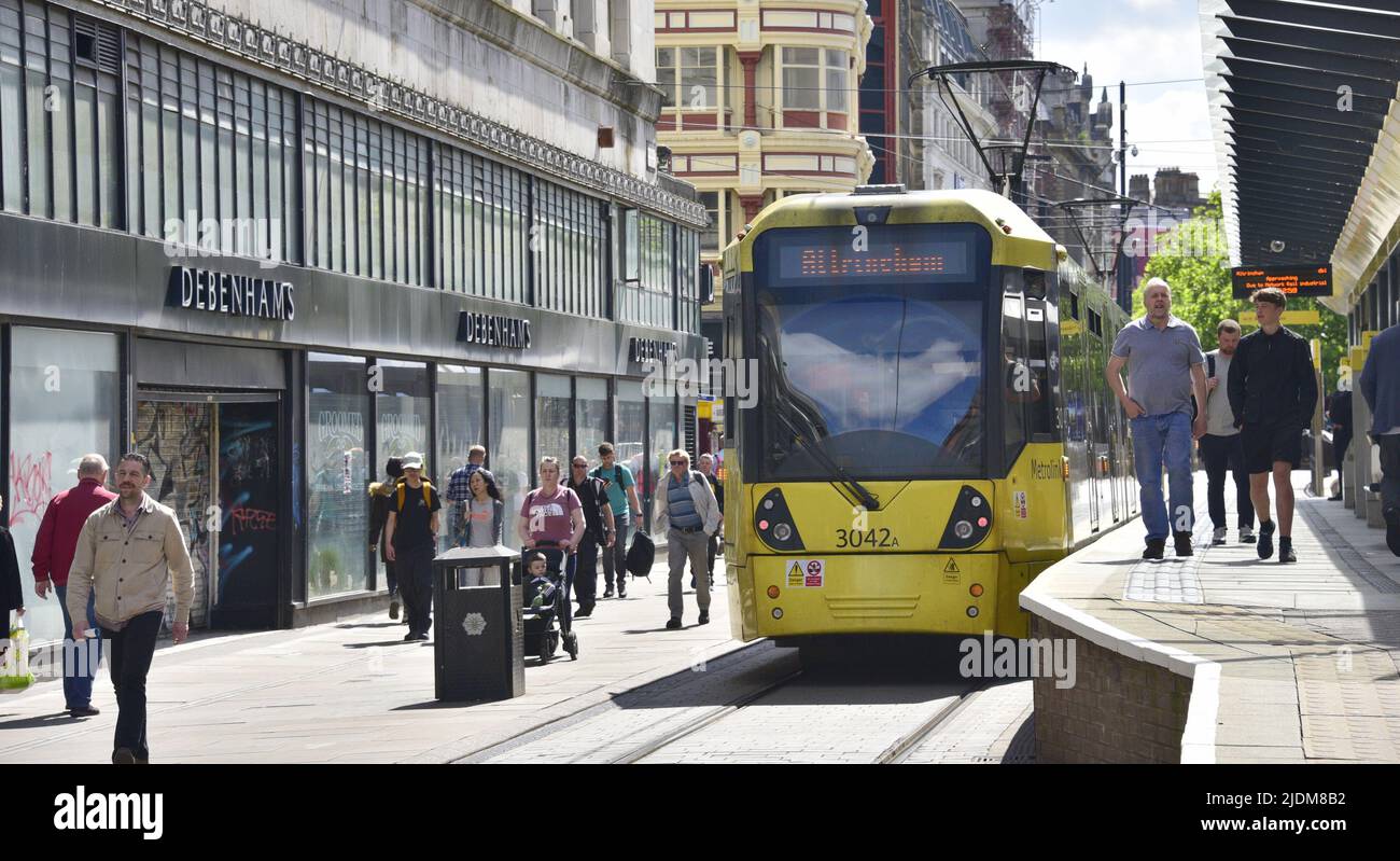 Market street metrolink stop hi-res stock photography and images - Alamy