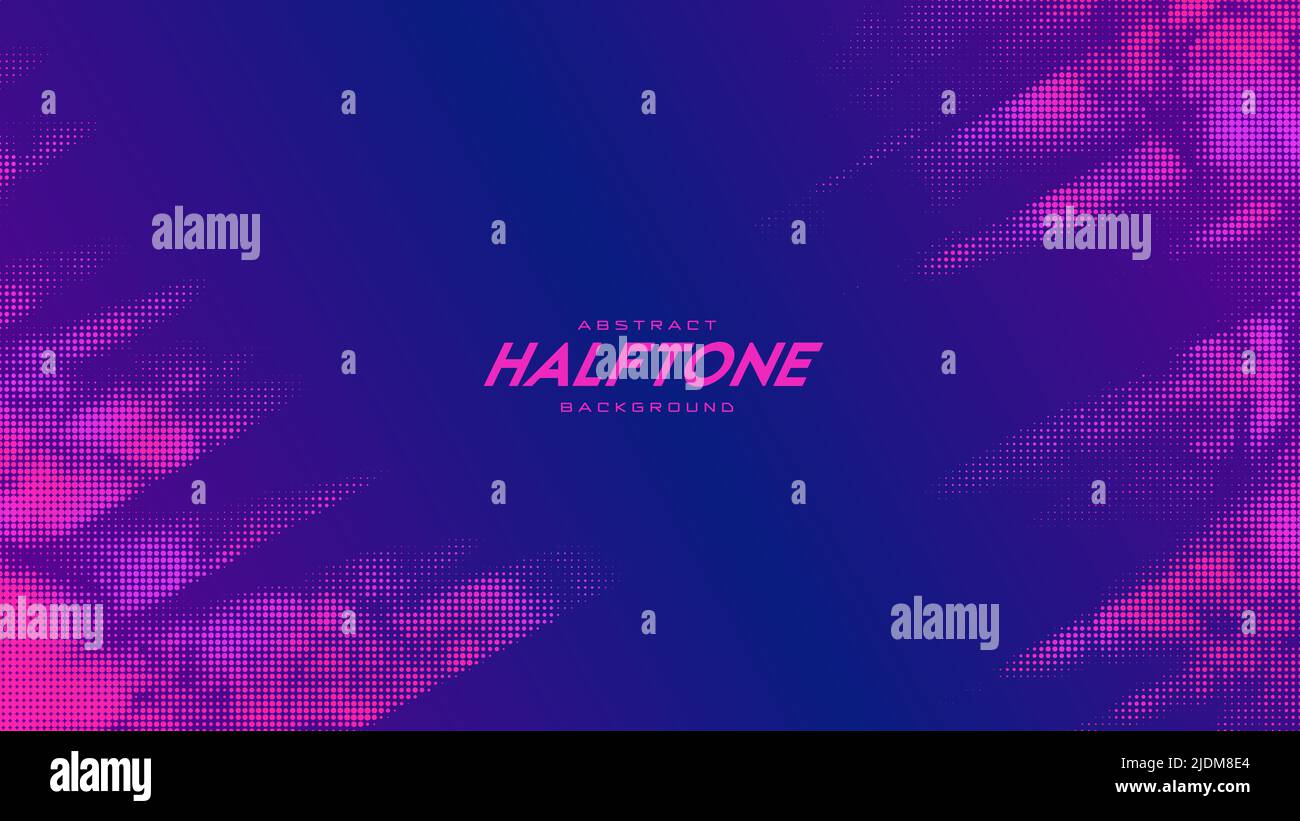 Abstract vector torn monochrome halftone background. Scrathed dotted ...