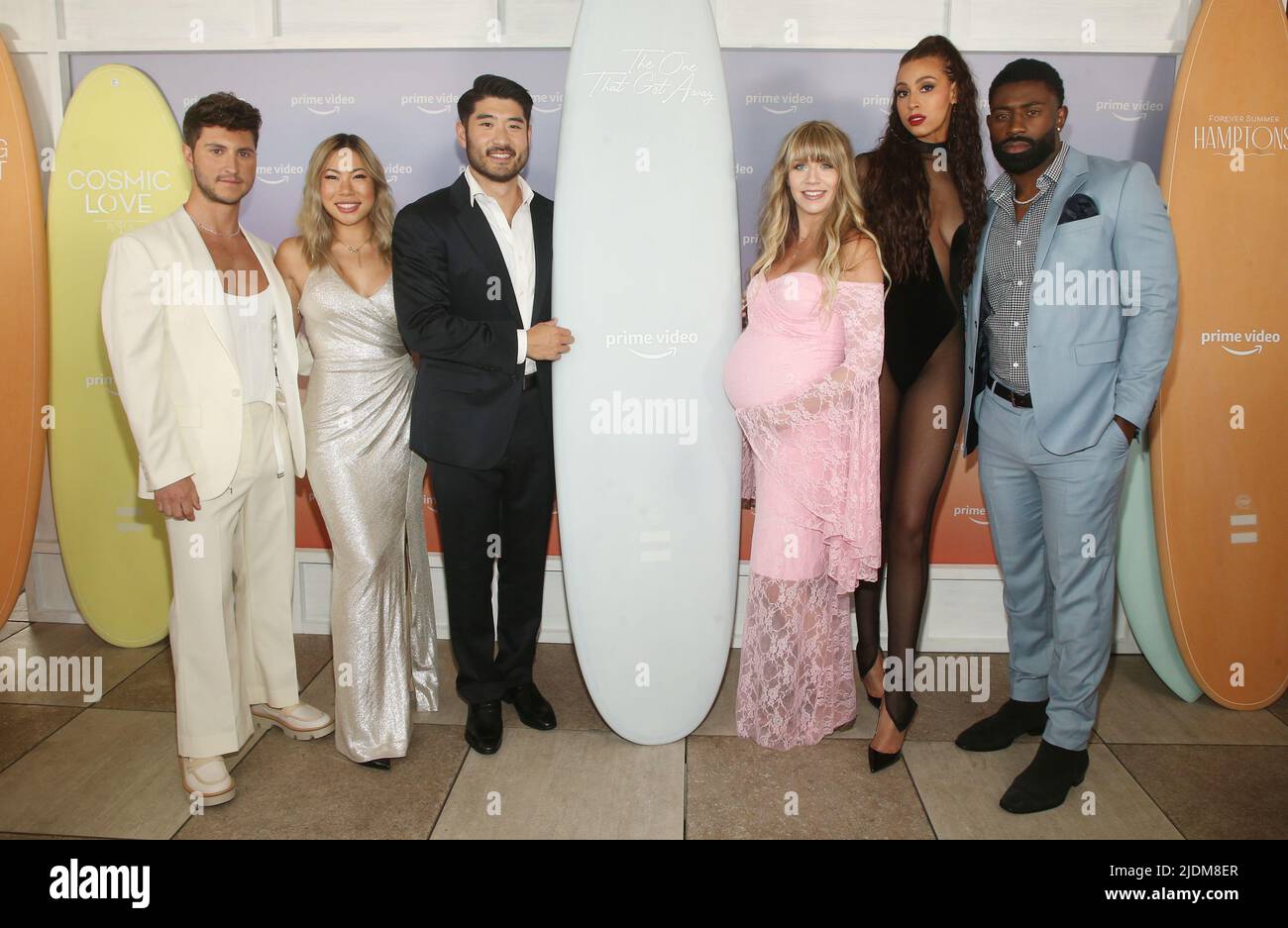 Santa Monica, Ca. 21st June, 2022. Jeff Perla, Kasey Ma, Vince Xu ...