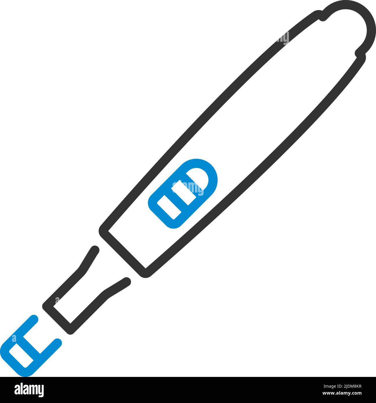 Pregnancy Test Icon. Editable Bold Outline With Color Fill Design ...