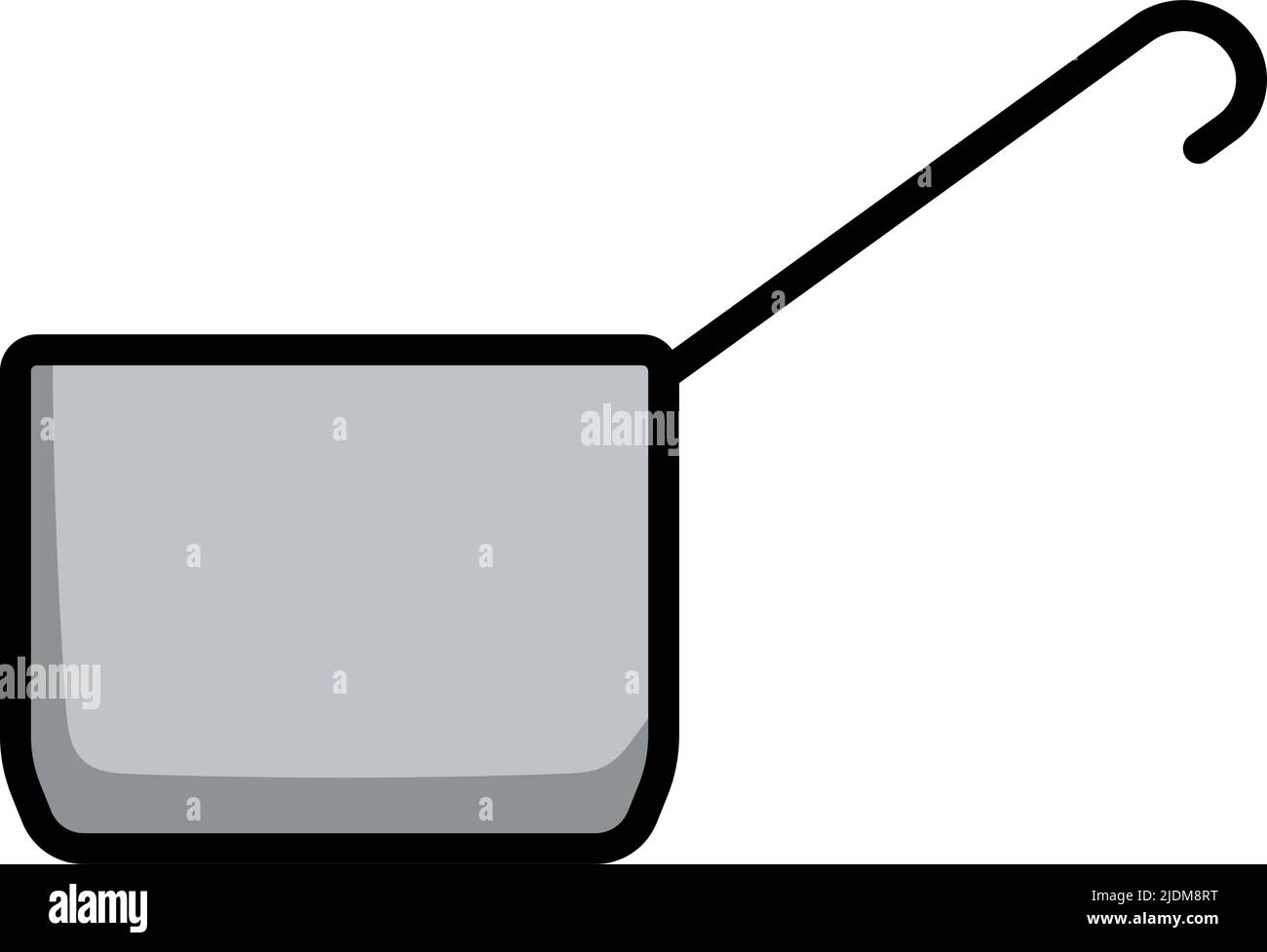 Kitchen Pan Icon. Editable Bold Outline With Color Fill Design. Vector ...