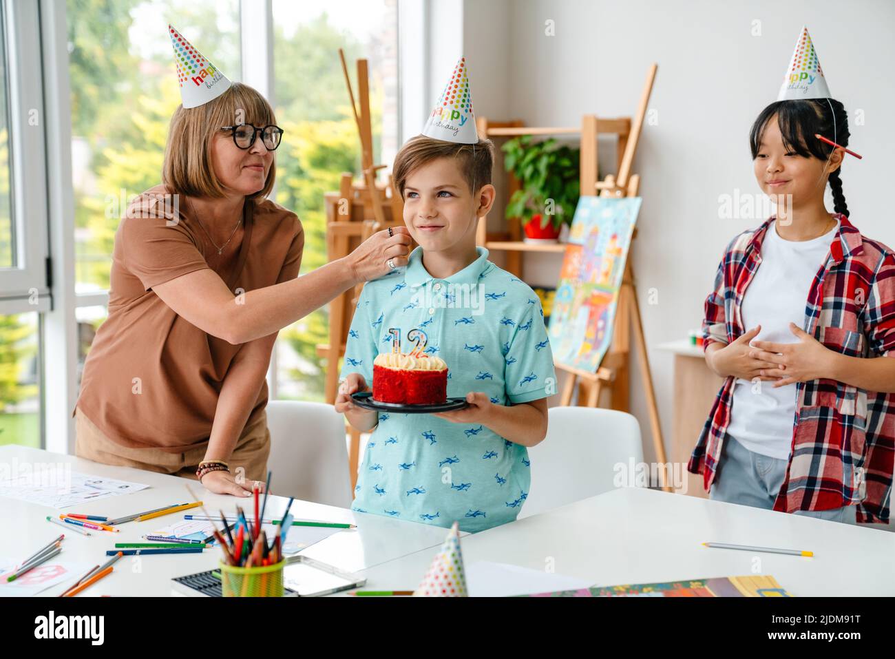 Celebrating day celebration school boy hi-res stock photography and ...