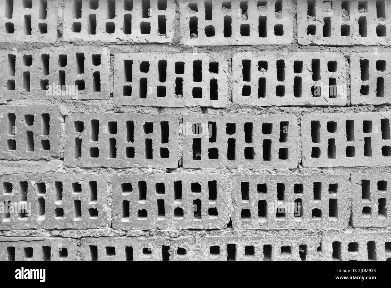 Old Air Brick Hollow Brick Dirty Pattern Wall Texture Background ...