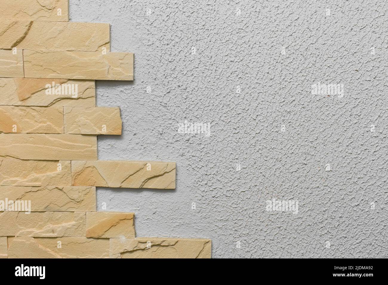 Light brick element fragment abstract interior design wall pattern sand ...