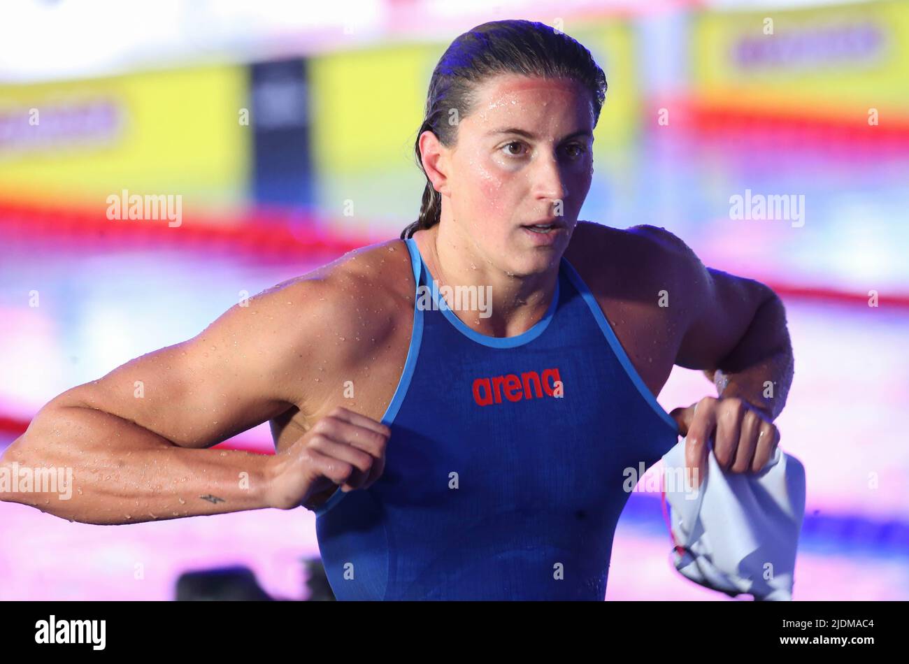 Charlotte Bonnet of France, Final 200 M Freestyle Women during the 19th ...
