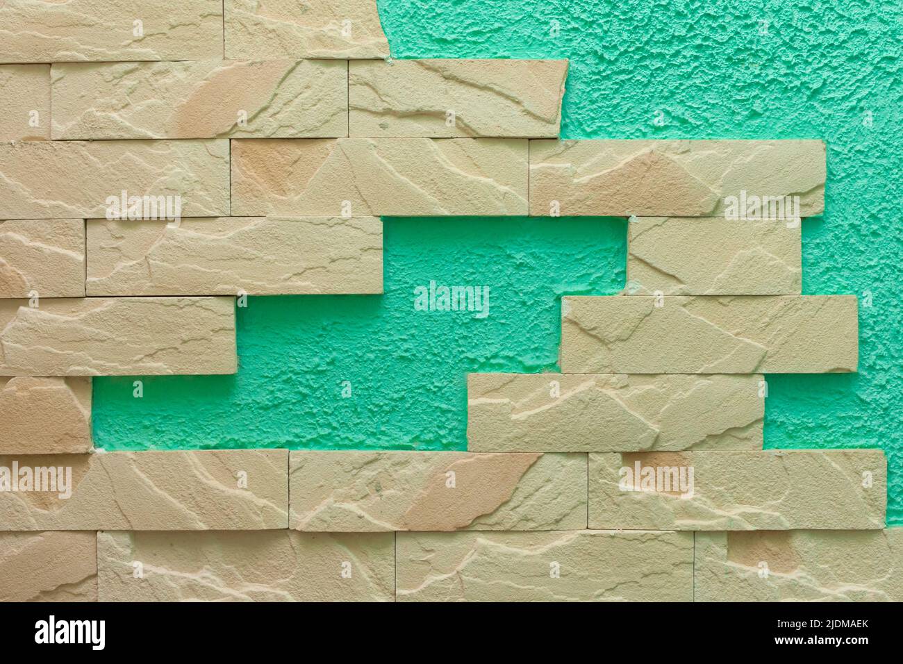 Light brick element fragment abstract interior design wall pattern ...