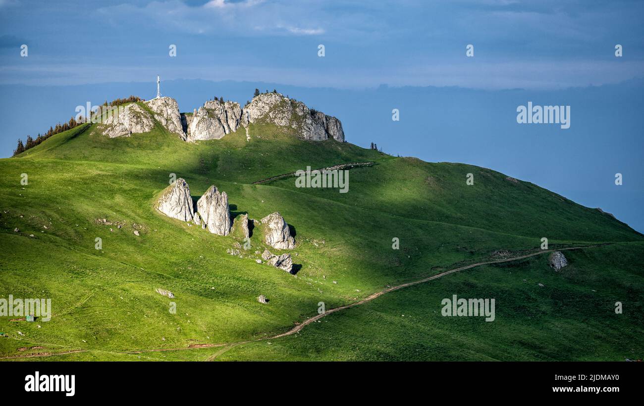 Mountain romania rarau pietrele doamnei hi-res stock photography and ...