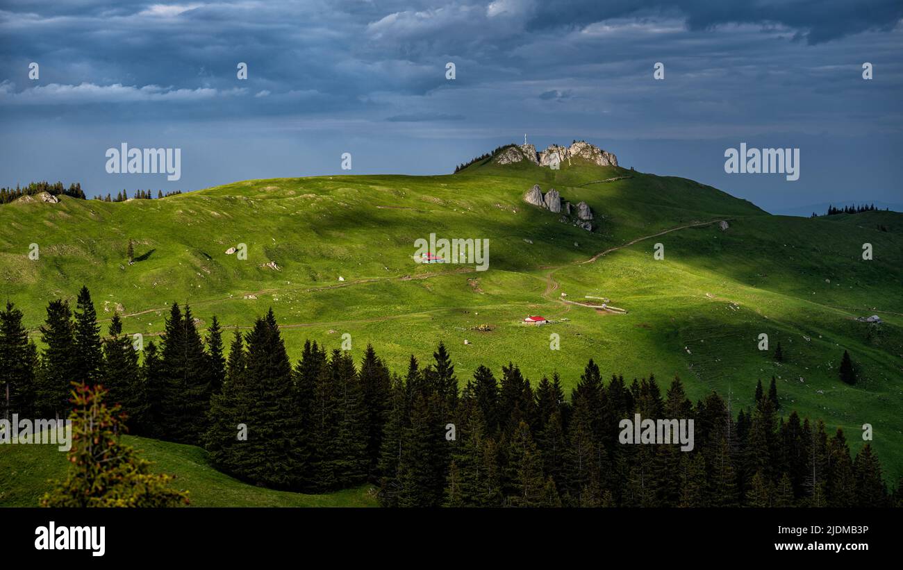 Mountain romania rarau pietrele doamnei hi-res stock photography and ...