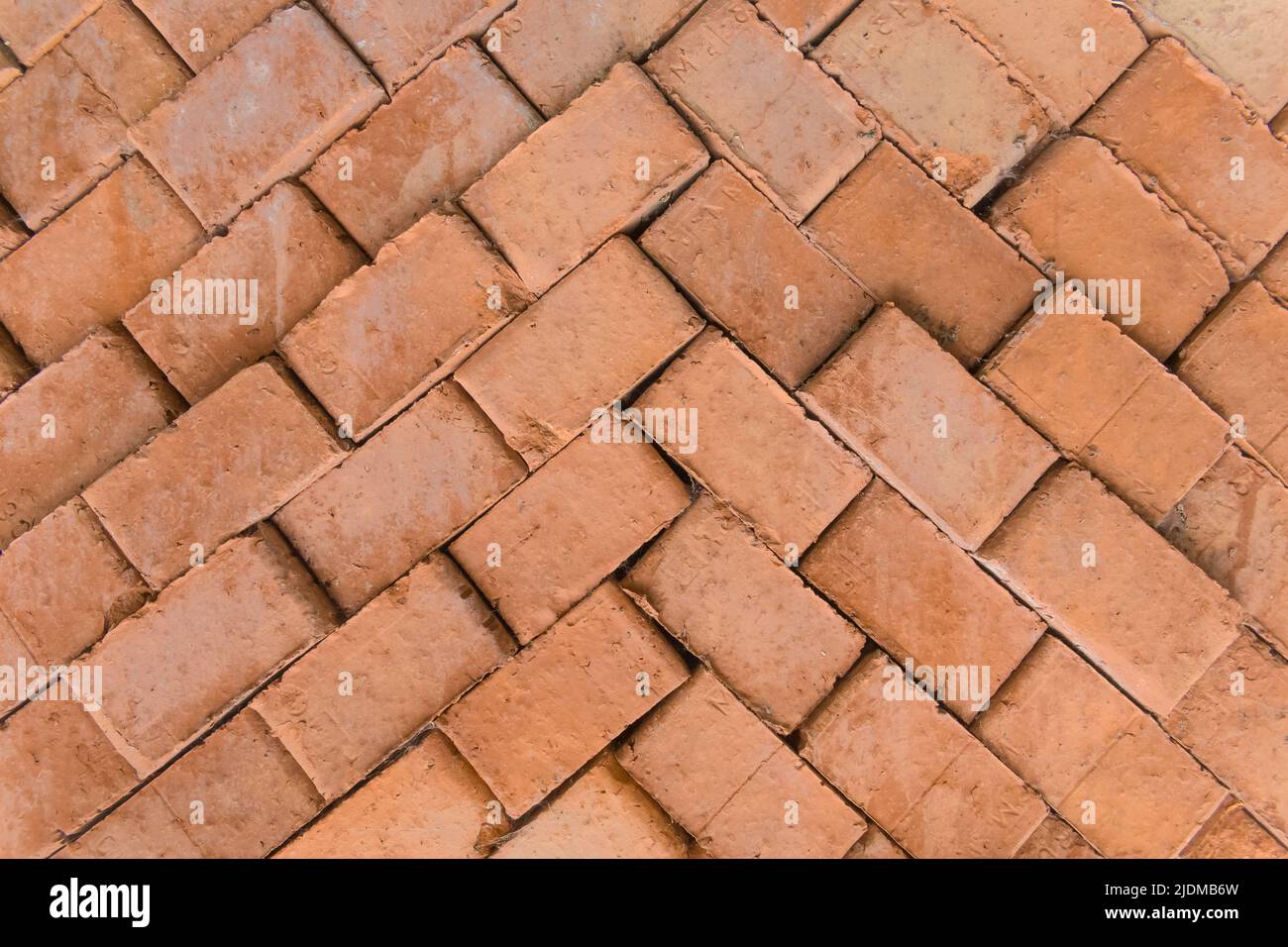 Construction material warehouse stack bricks hi-res stock photography ...