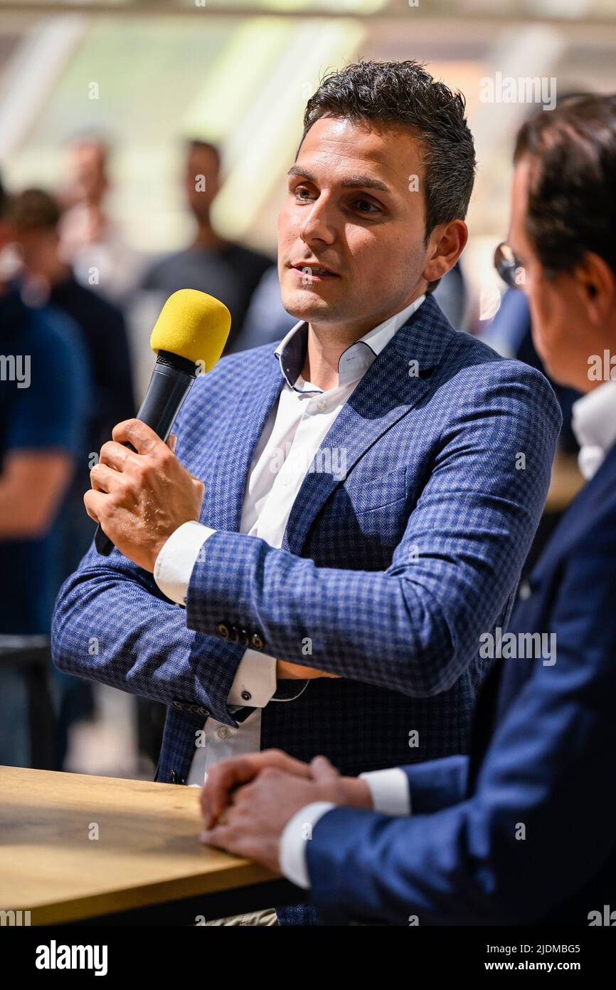 Union's CEO Philippe Bormans pictured during a presentation of the ...