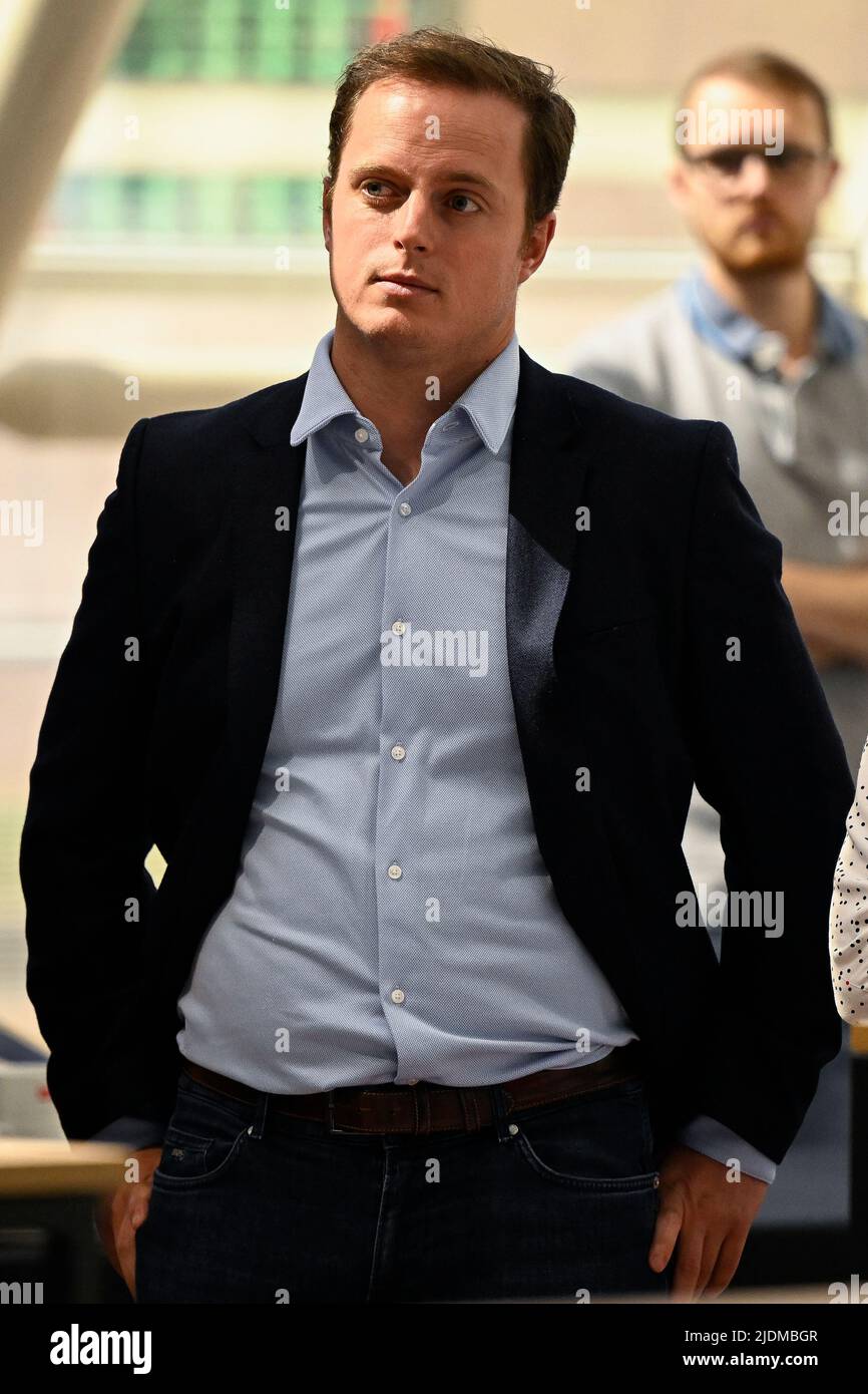 Standard's CEO Pierre Locht pictured during a presentation of the ...