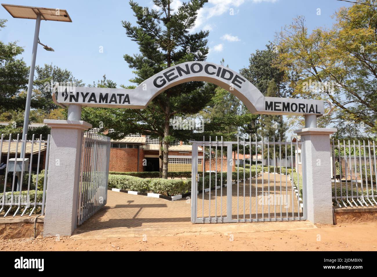 Kigali genocide memorial entrance hi-res stock photography and images ...