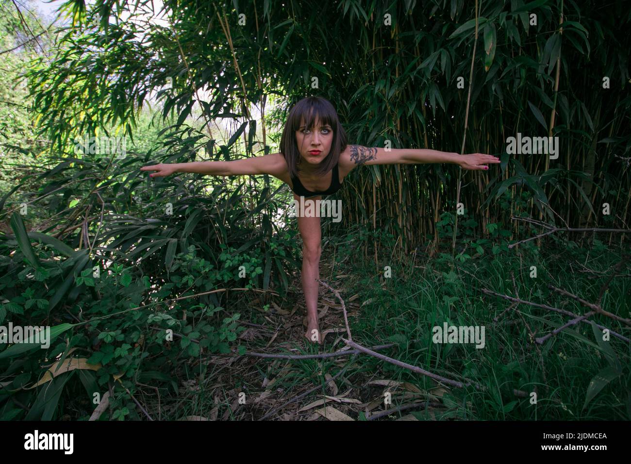 Arabesque pose hi-res stock photography and images - Alamy