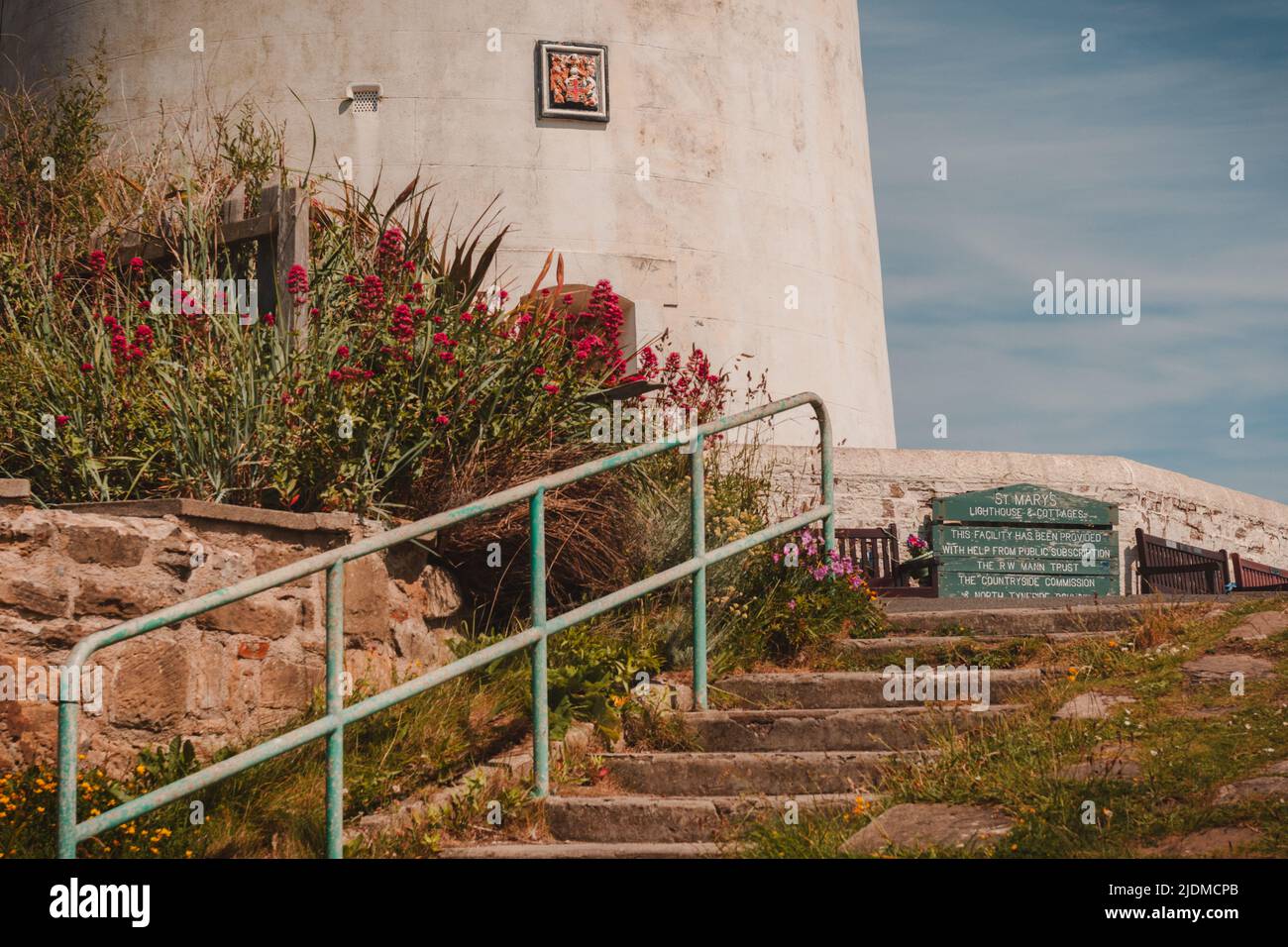 St Mary's Lighthouse in Whitley Bay, England Stock Photo - Alamy