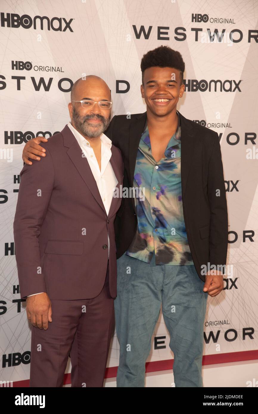 New York, United States. 21st June, 2022. Jeffrey Wright and Elijah ...
