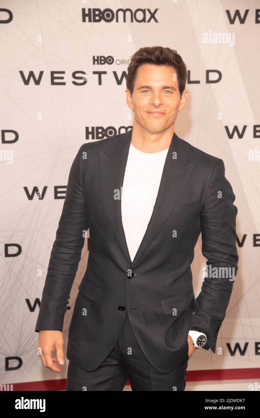 New York, United States. 21st June, 2022. James Marsden attends HBO's ...