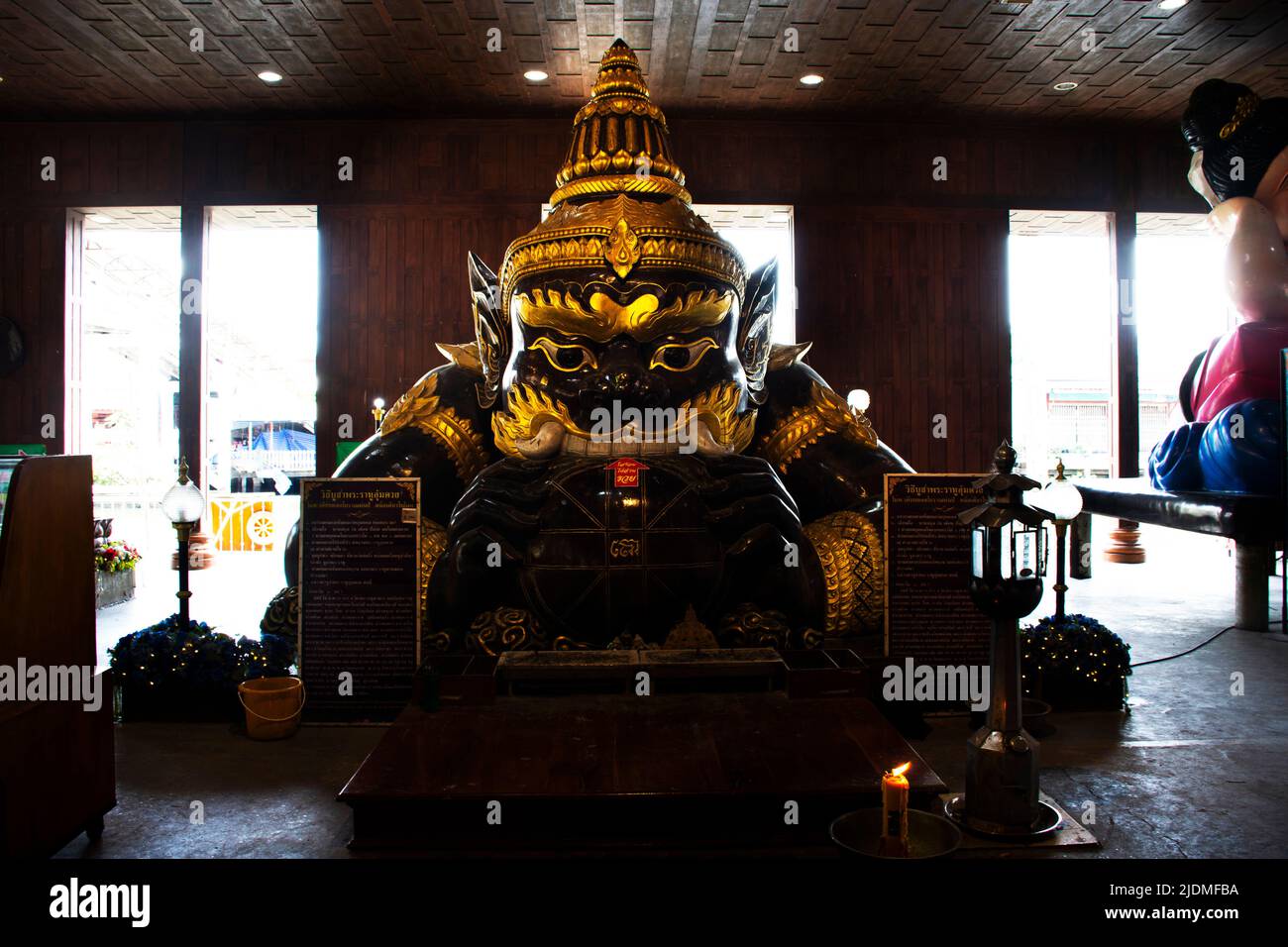 Rahu titan demon lunar eclipse statue for thai people foreign traveler ...