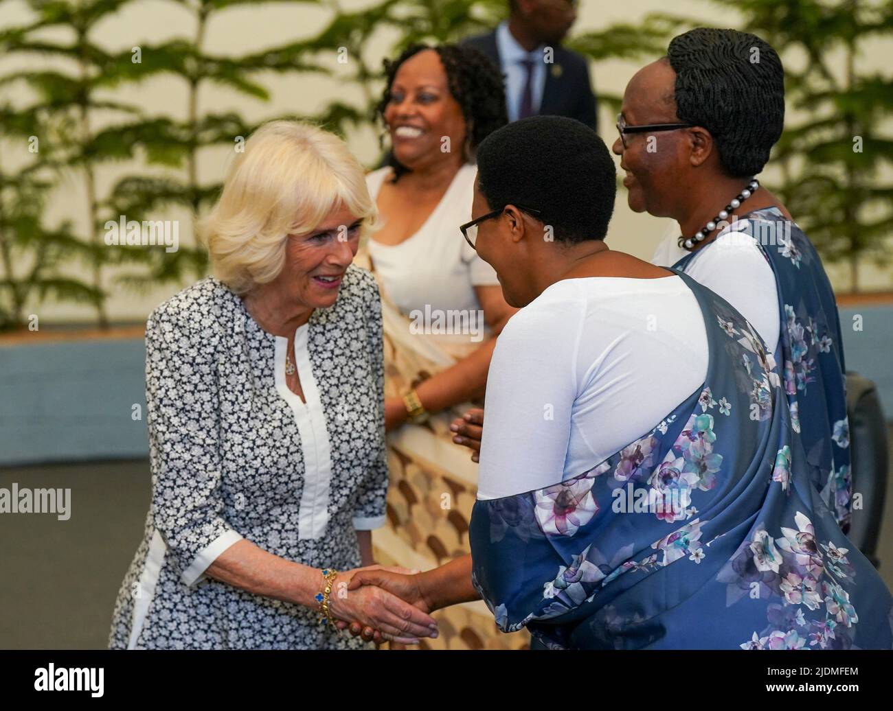 The Duchess of Cornwall meets genocide survivors during her visit to ...