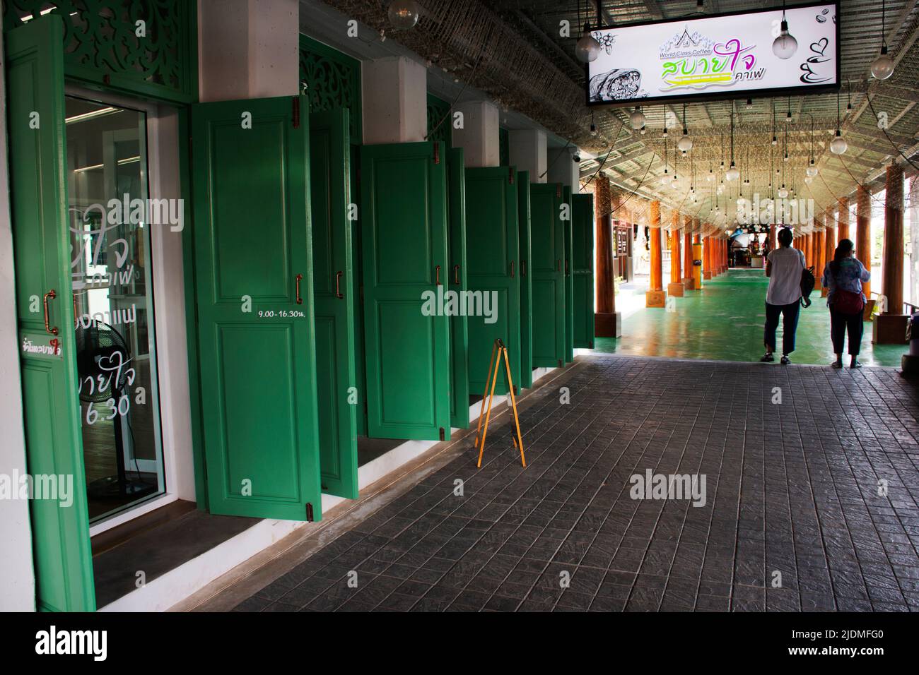 Pathway and walkway for thai people travelers walking travel vist and ...