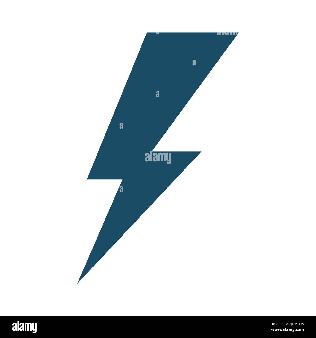 Blue lightning bolt Cut Out Stock Images & Pictures - Alamy