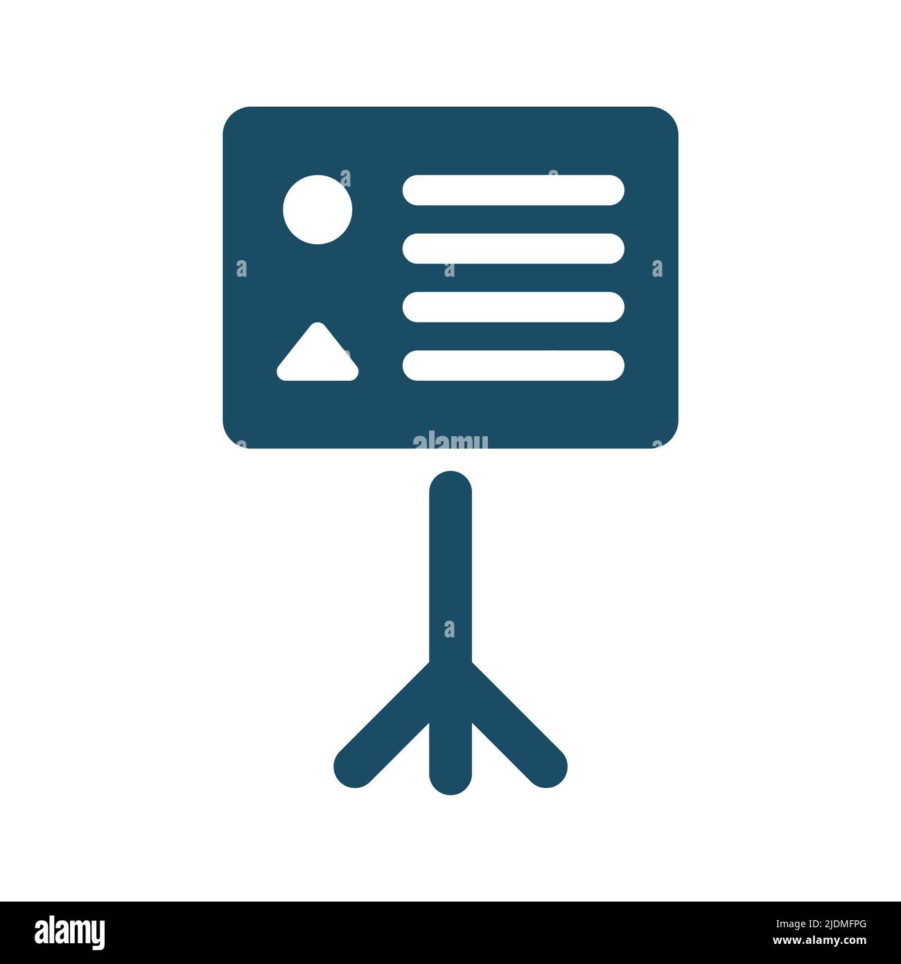 High quality dark blue briefing board icon. Pictogram, icon set ...