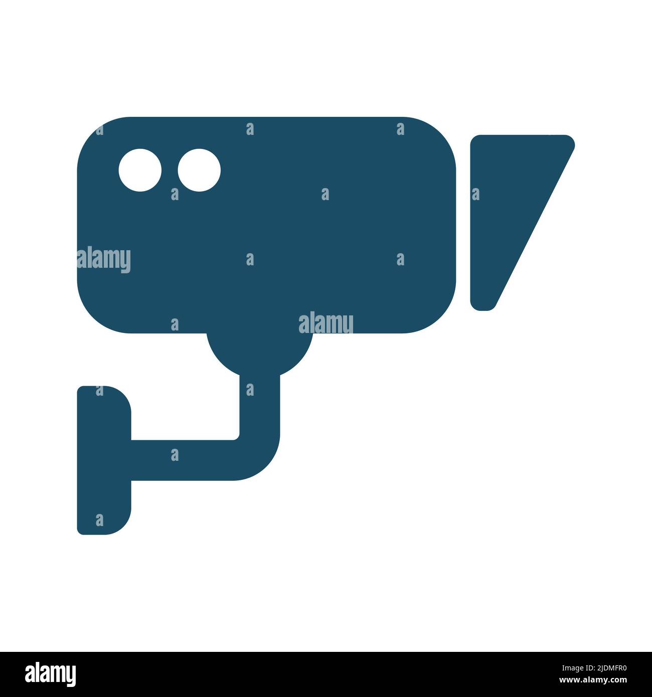 High quality dark blue security camera icon. Pictogram, icon set ...
