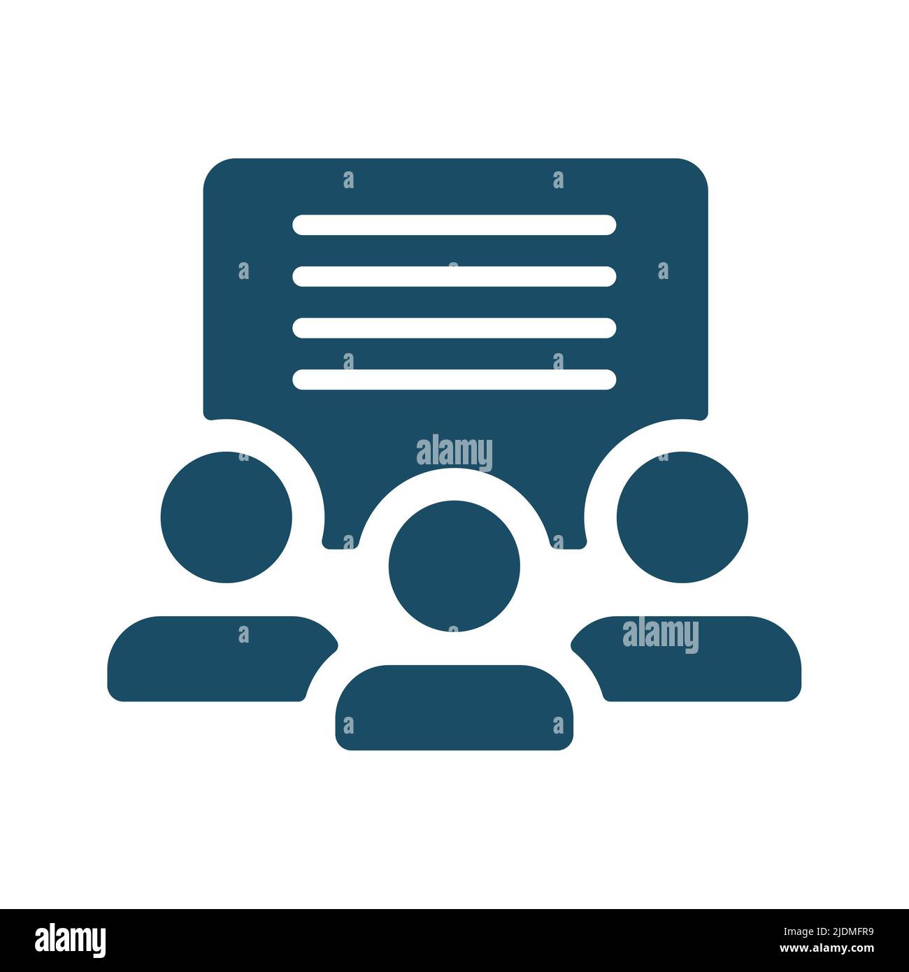 High quality dark blue community icon. Pictogram, icon set ...