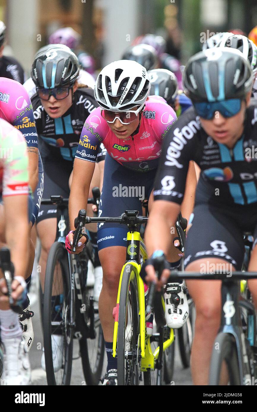 Anastasia Carbonari of Latvia of team Valcar Travel & Service in the ...