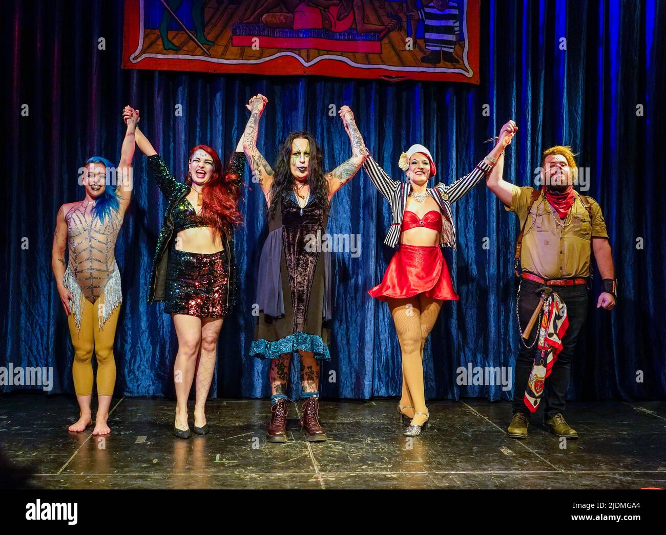 Coney Island, New York June 18, 2022 L-R: Alaska, Obsidian Absurd, Niki ...