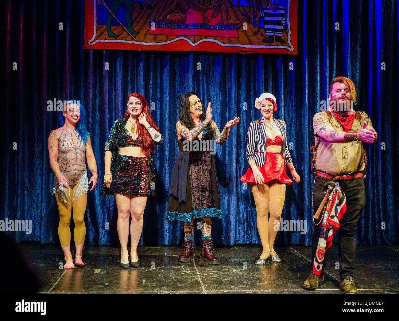 Coney Island, New York June 18, 2022 L-R: Alaska, Obsidian Absurd, Niki ...
