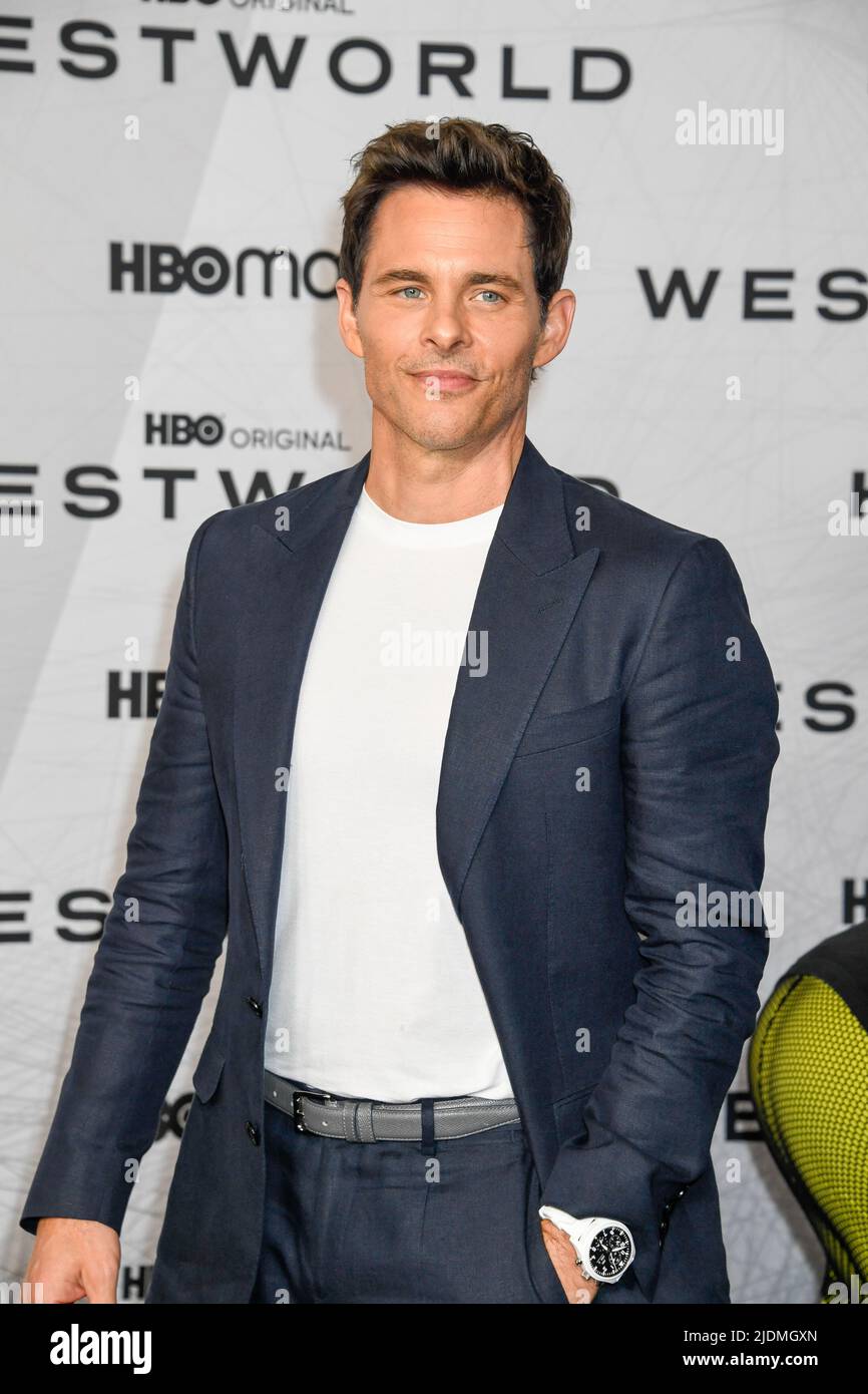 New York City, NY, June 21, 2022. James Marsden attends HBO’s Westworld ...