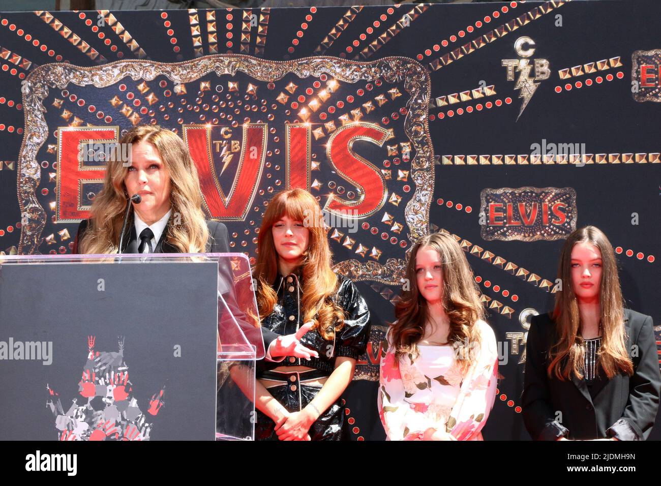 Los Angeles, USA. 21st June, 2022. Lisa Marie Presley, Riley Keough ...